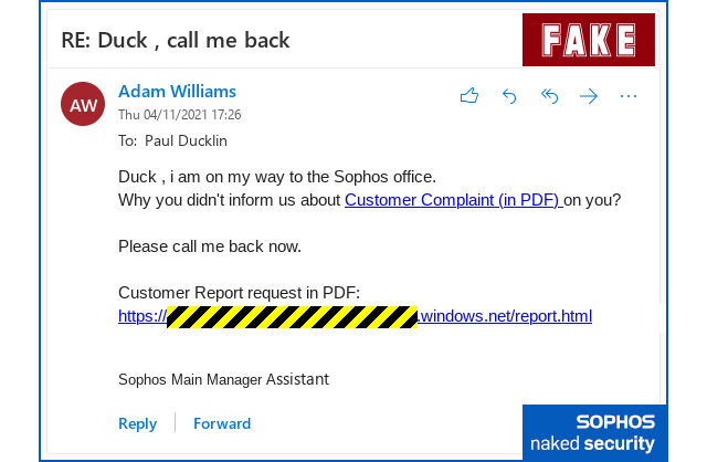 “Customer complaint” email scam preys on your fear of getting into ...