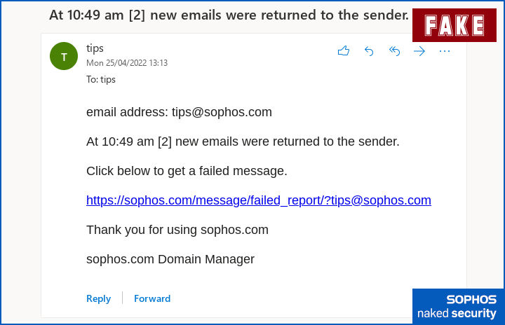 Phishing goes KISS: Don’t let plain and simple messages catch you out ...